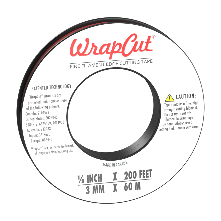 WrapCut Fine Filament Edge Cutting Tape & Vinyl Cutting Tape
